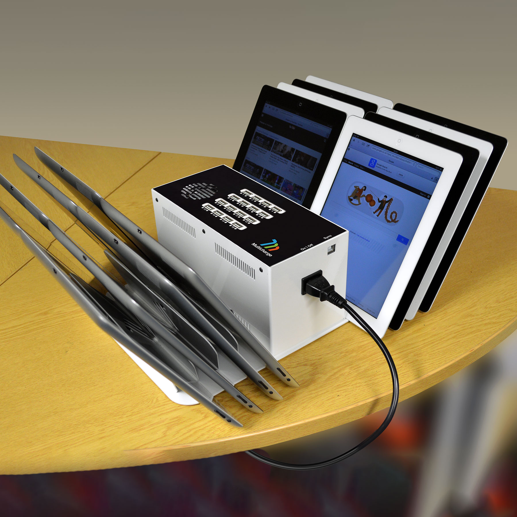 Mobile Device Stand | Hold Multiple USB Devices for Charging